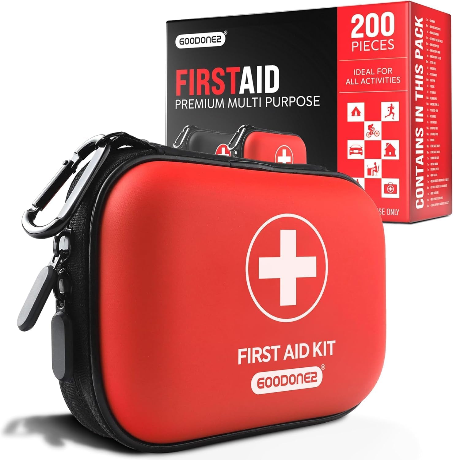 200 Pcs First Aid Kit + Survival kit for Treatment – Soot Para ...